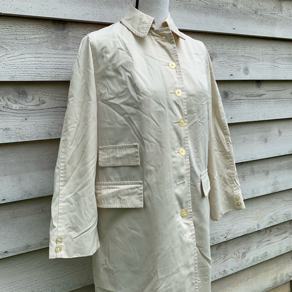 Vintage | Jackets & Coats | Vintage Cream Button Front Any Weather ...